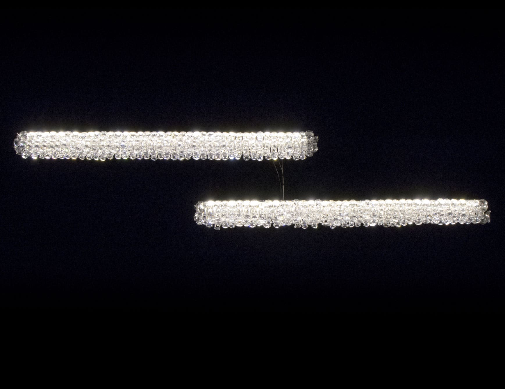 Fine Line Clear Swarovski Hanging Light | Manooi | Nella Vetrina