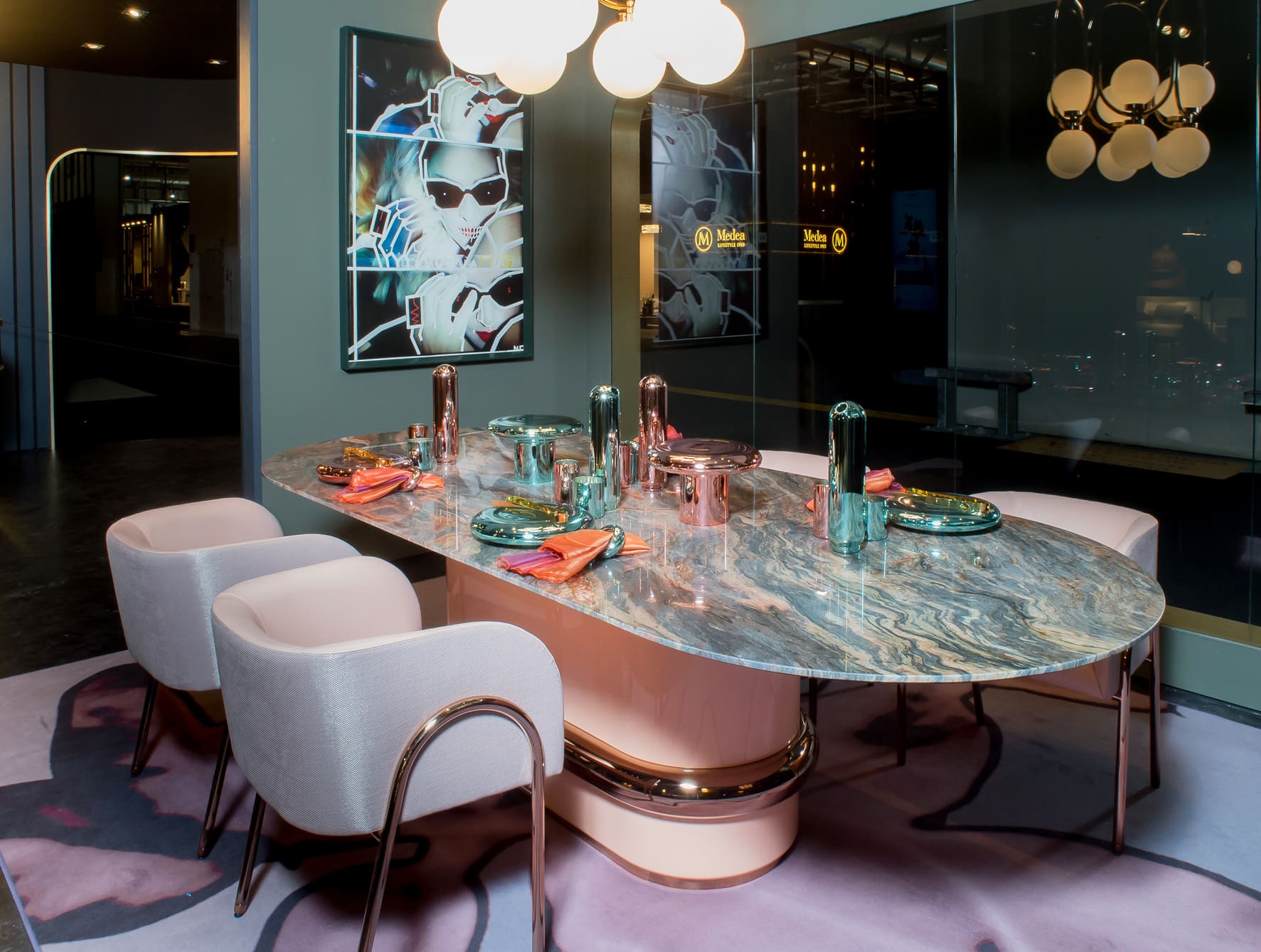 Ring Marble Dining Table | Clan Milano | Nella Vetrina