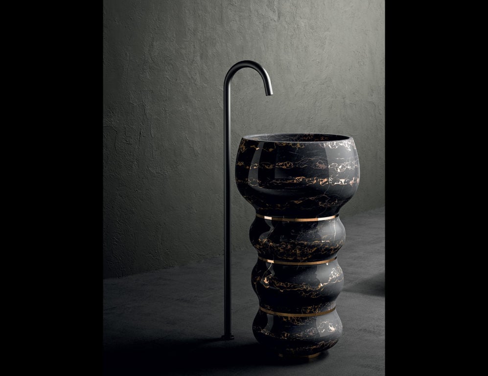 Bubbles Nero Portoro Marble Basin - Sink | Nella Vetrina