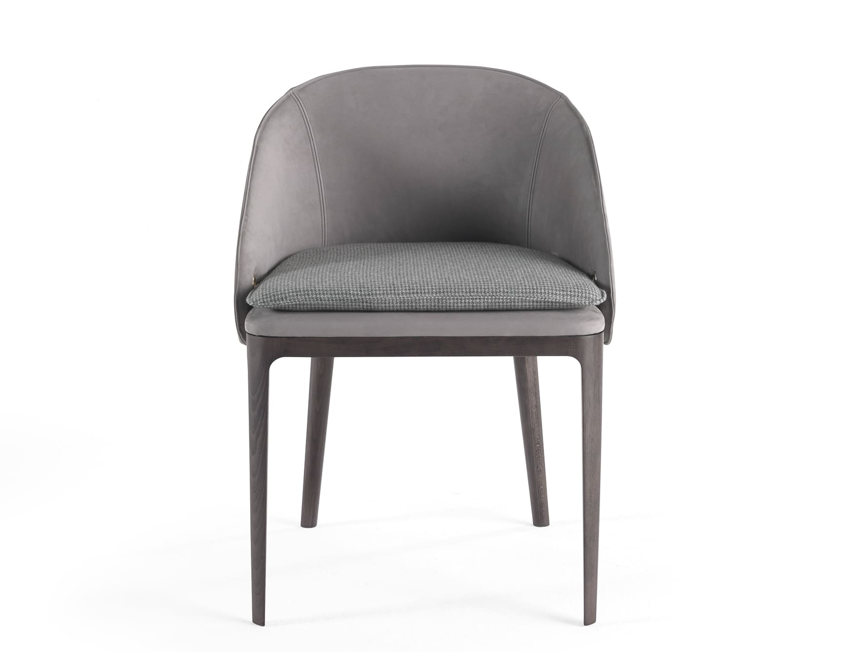Rio Grey Leather Dining Chair | Nella Vetrina