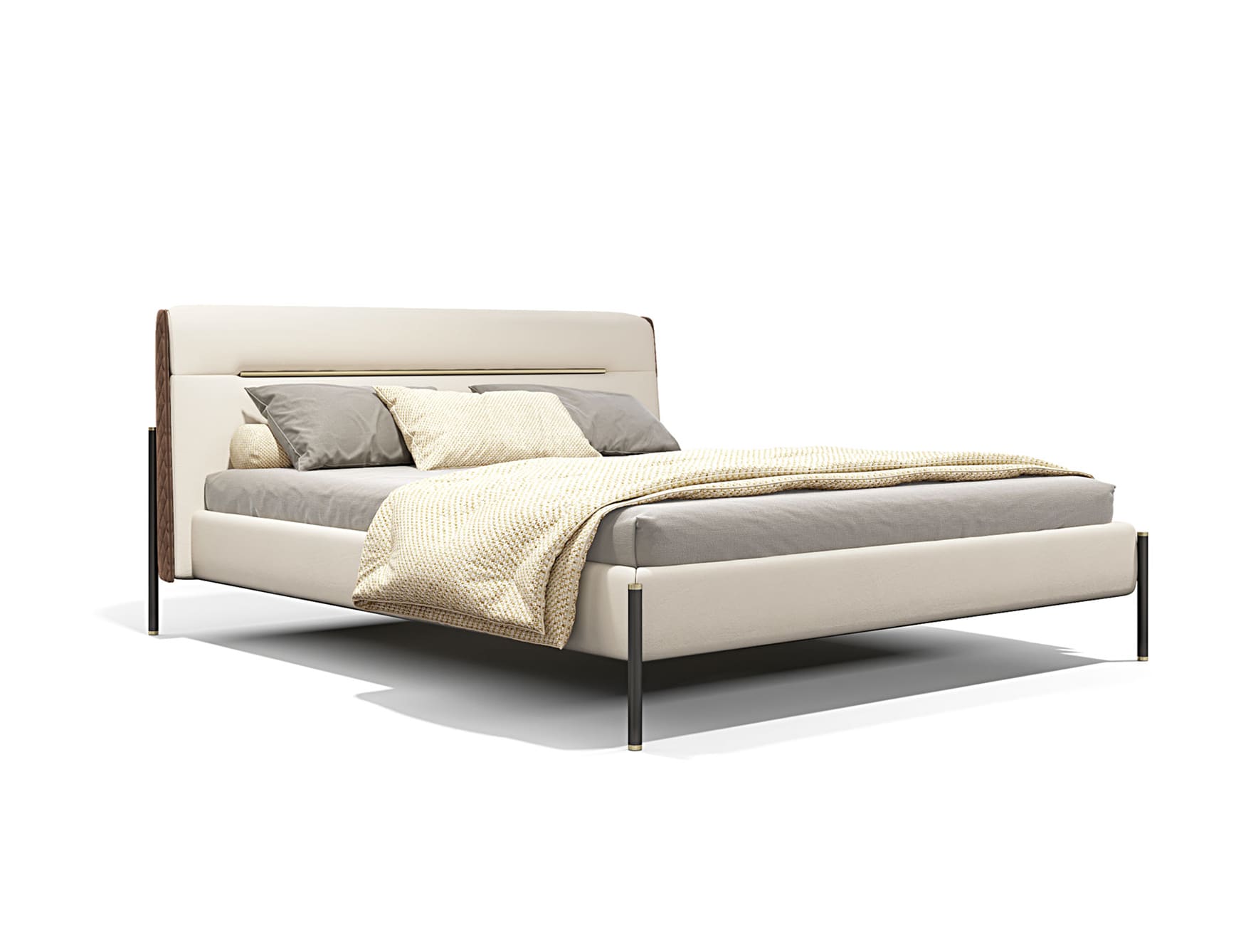 Mayfair Grey Fabric Bed | Capital | Nella Vetrina