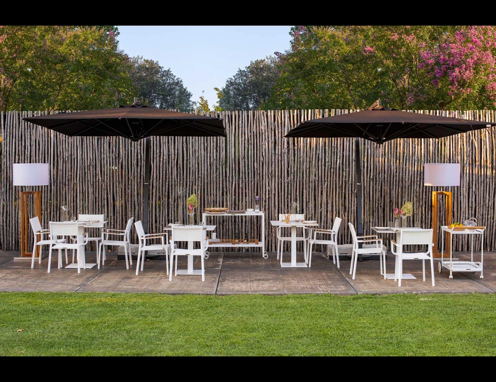 Butler Outdoor Black Metal Bar Cabinets | Nella Vetrina