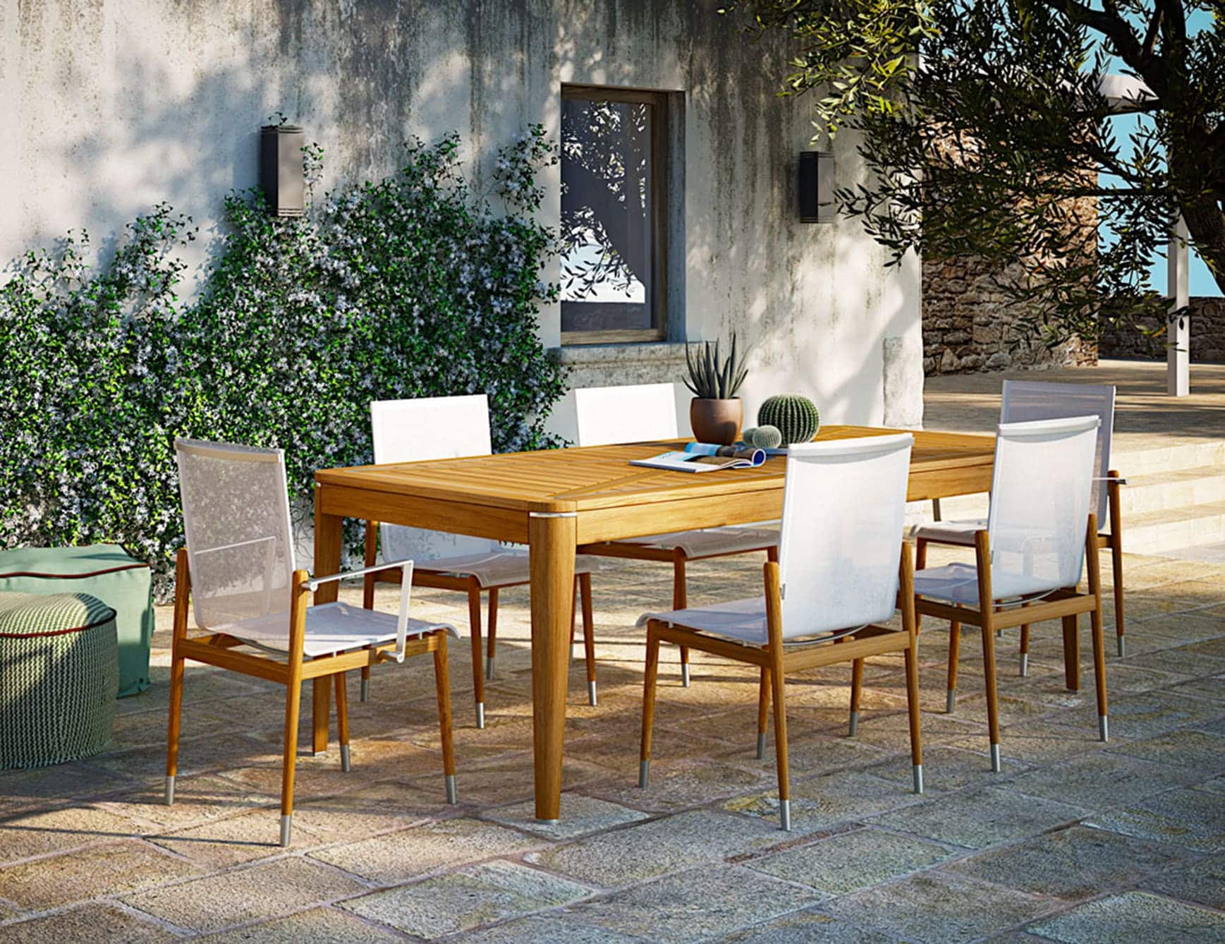 Legend Tavolo Outdoor Teak Wood Dining Table | Nella Vetrina