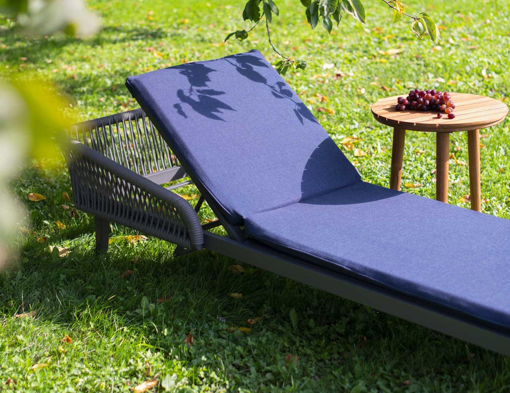 Medusa Service Table Outdoor Teak Accent End Table | Nella Vetrina
