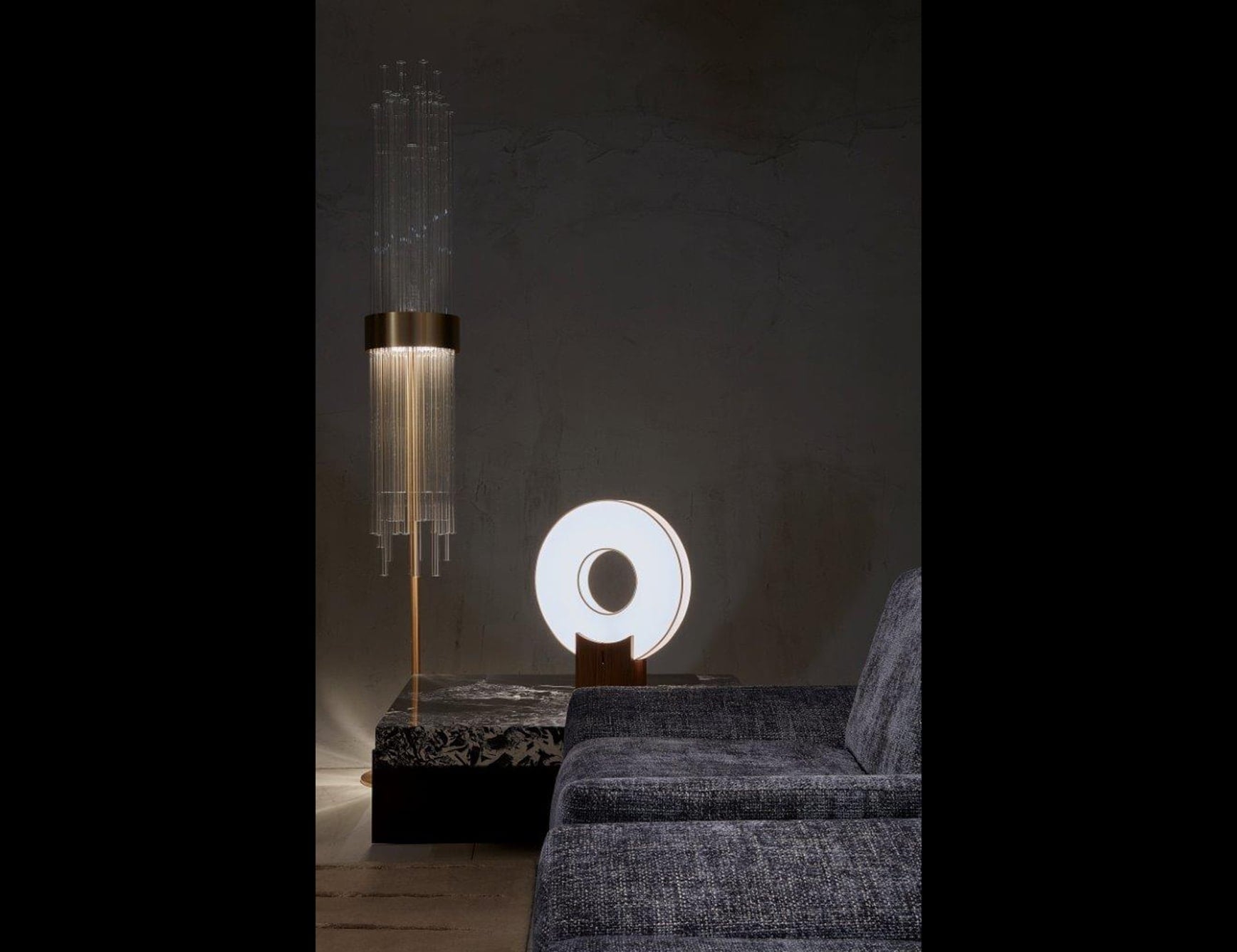 Comet Walnut Table Lamp | Paolo Castelli | Nella Vetrina