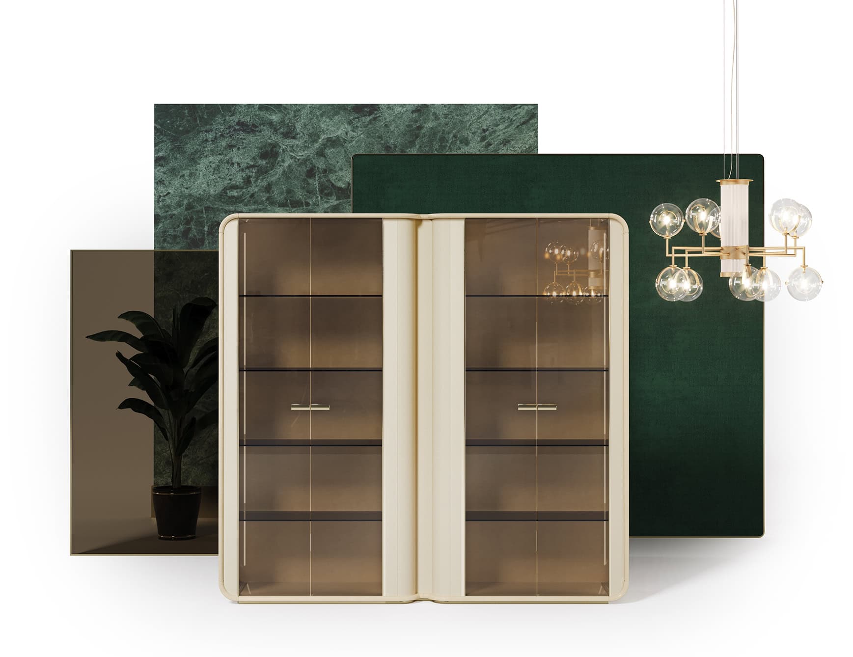 Madison Z711L Bar Cabinets in Wood | Turri | Nella Vetrina