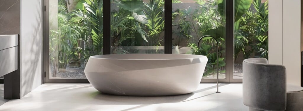 Luxury Italian Bathtubs In Marble, Stone & Corian | Nella Vetrina