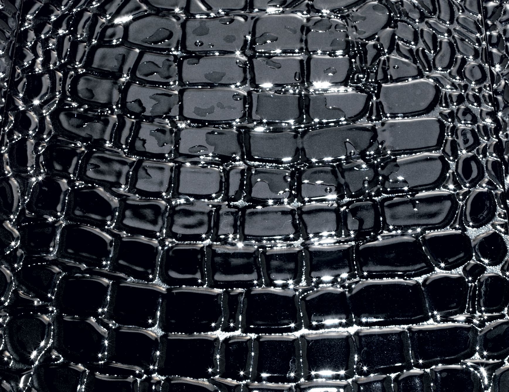Crocodile Black Ceramic Tiles | Nella Vetrina
